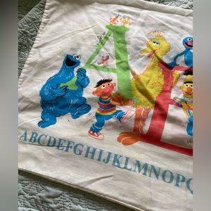 Sesame Street | Bedding | Vintage Seasame Street Pillow Case Muppets Inc Big Bird Elmo Oscar Abc ...